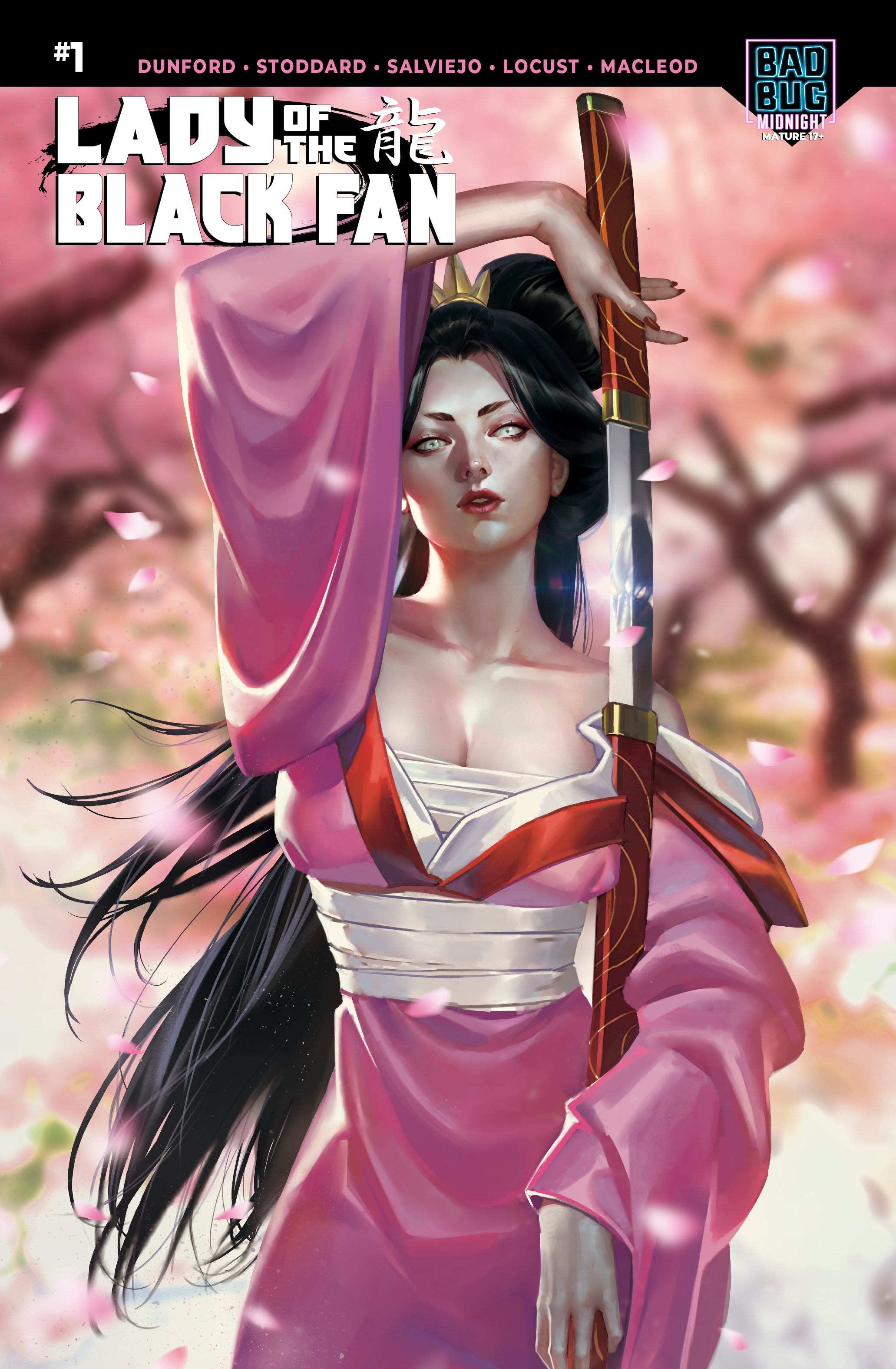 Lady of the Black Fan #1 (Cover F Mild - Alex Malveda) – Bad Bug Midnight